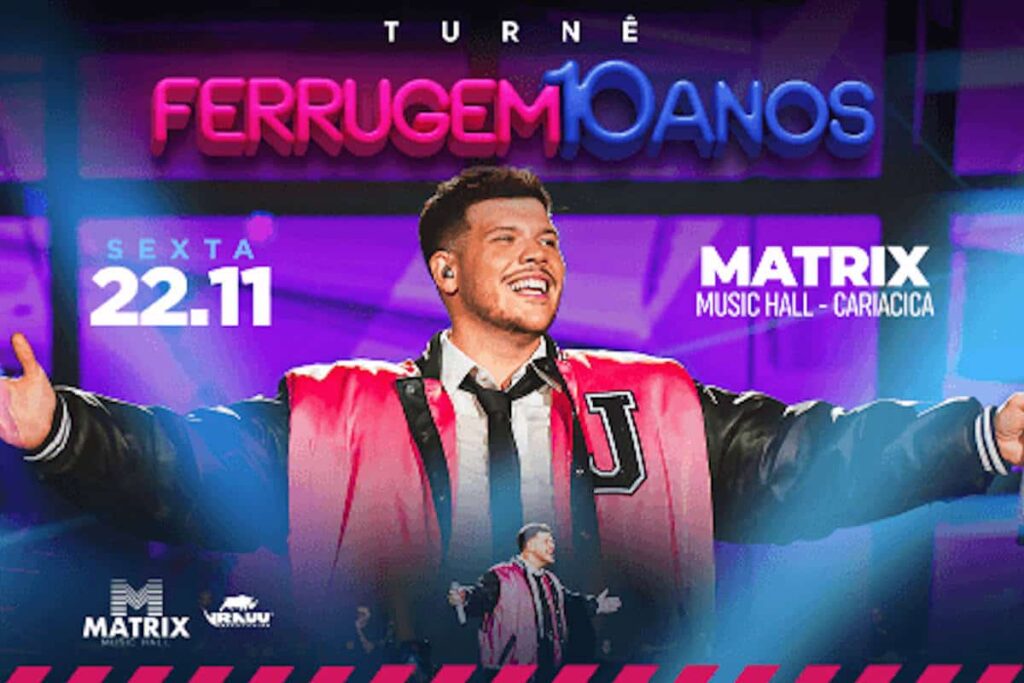 Ferrugem 10 anos na Matrix Music Hall - 24h Notícias