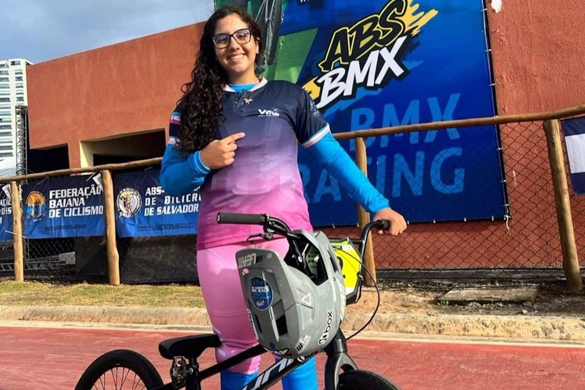 A capixaba Maria Neves é vice-campeã brasileira de BMX Racing - 24h ...